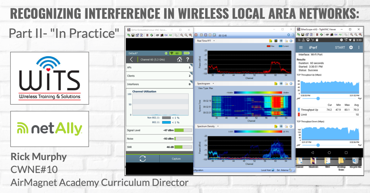 RECOGNIZING INTERFERENCE IN WIRELESS LOCAL AREA NETWORKS: Part II- "In Practice" - Wireless ...